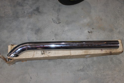AP Parts Curved Stack Pipe (Chrome). Part 34725. 2 3/4” ID. Length 36 ...