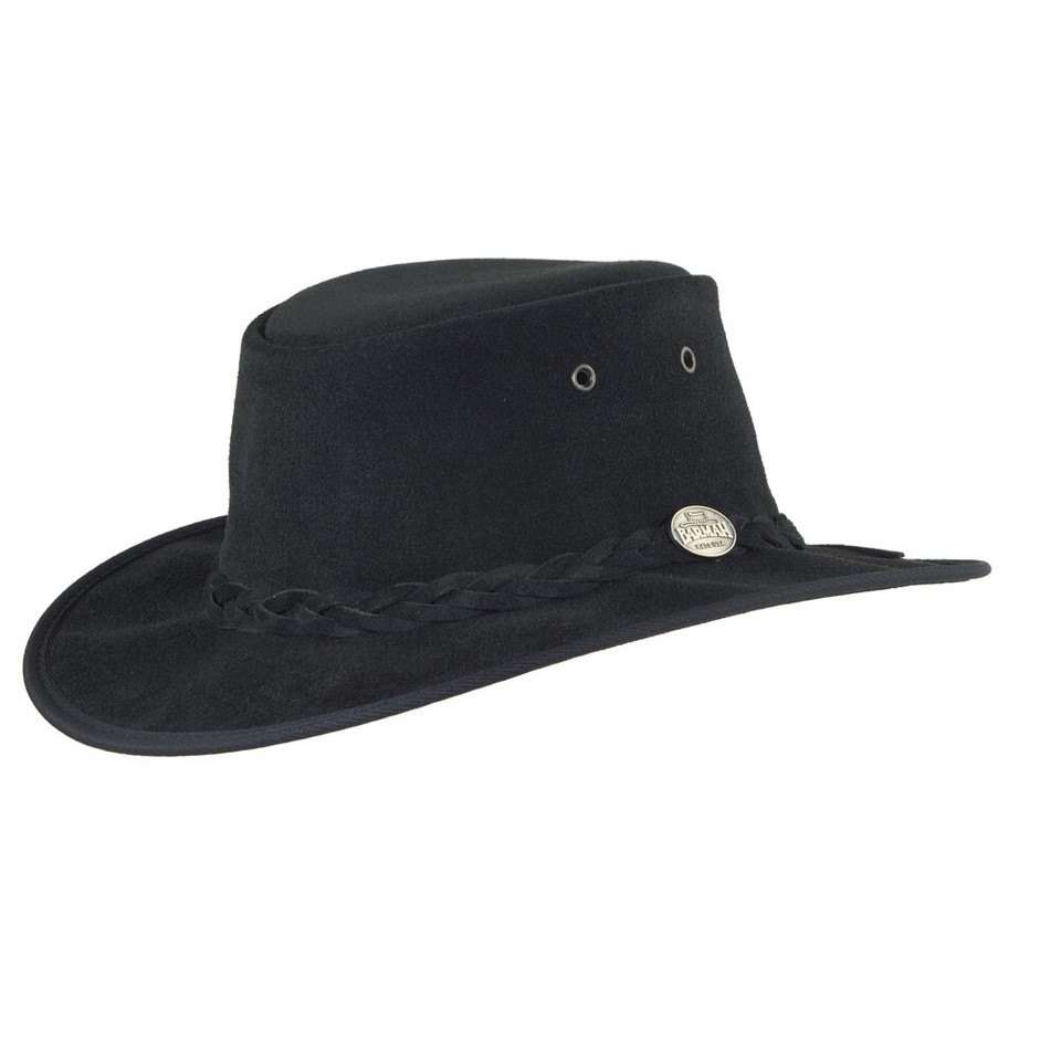 Barmah Hats Foldaway Cattle Suede Leather Hat - Item 1061 | eBay