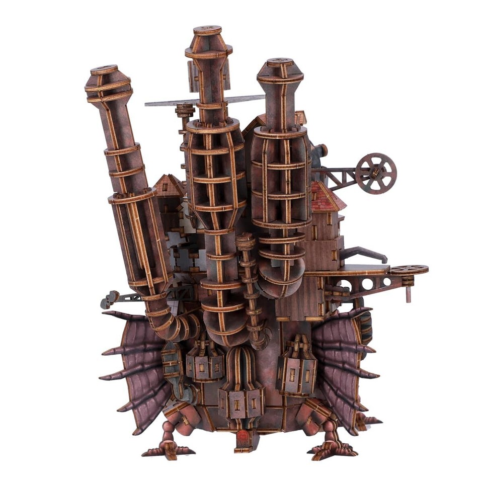 Howl's Moving Castle Studio Ghibli Wooden 3D puzzles ki-gu-mi Kigumi ...