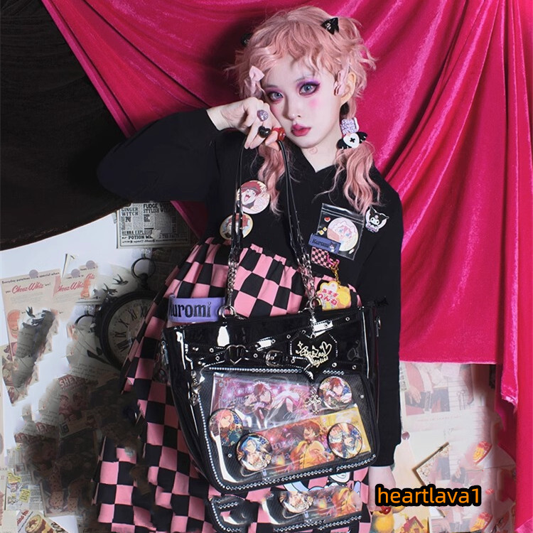 Large Capacity Itabag Lolita Girl PU Crossbody Shoulder Bags Handbags ...