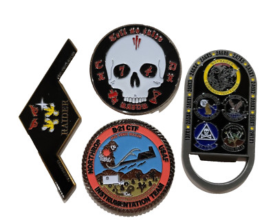*New* B-21 Raider Stealth Bomber 4 Military Challenge Coins Northrop ...