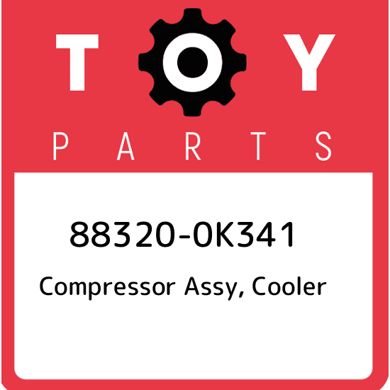 88320-0K341 Toyota Compressor assy, cooler 883200K341, New Genuine OEM ...