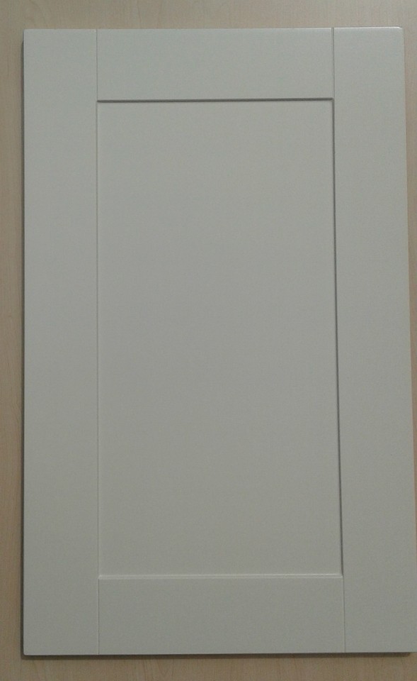 Matte Cream Shaker Fitted Kitchen Cupboard Doors Compatible to Howdens ...