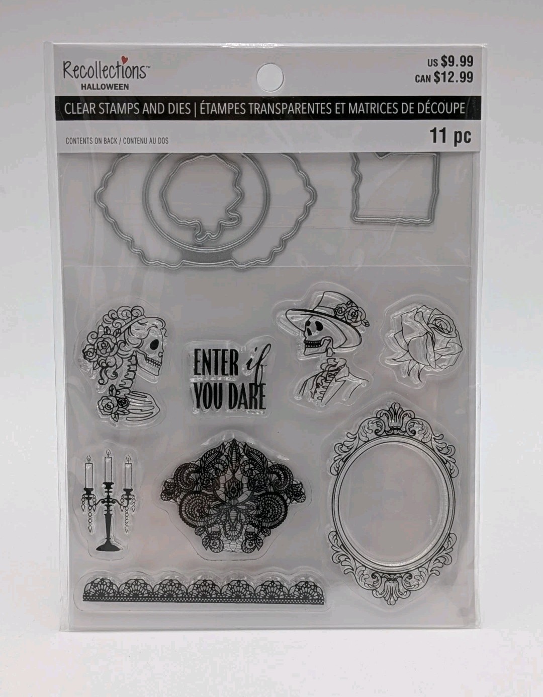 Recollections Halloween Dead Regency Clear Stamps & Dies 11 pieces | eBay