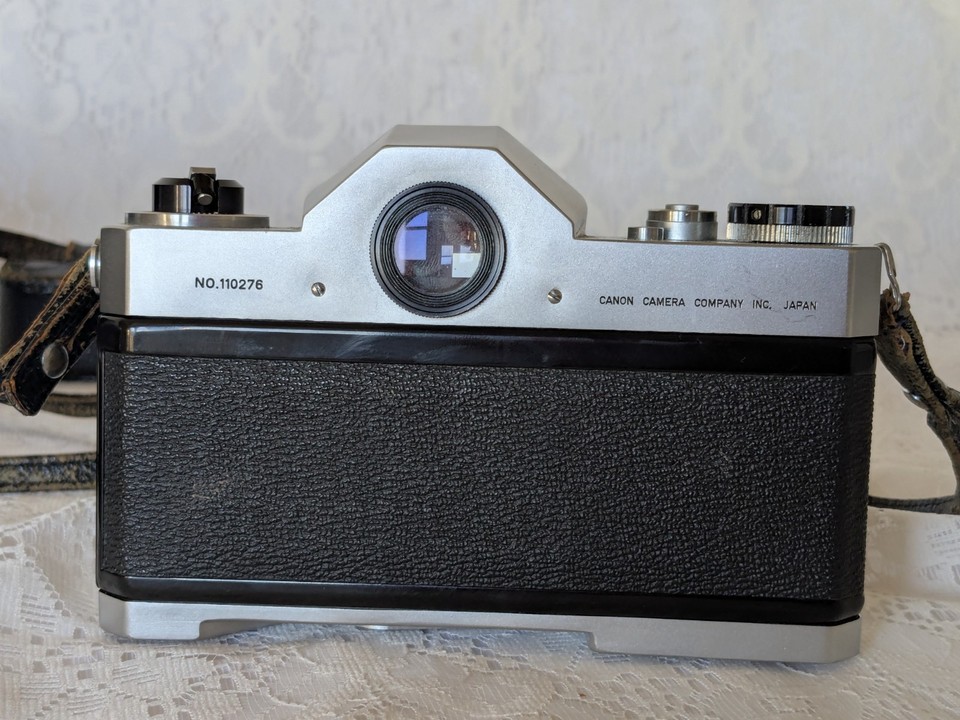 1960 Canon Canonflex RP SLR Film Camera + Super-Canomatic R 50mm f1.8 ...