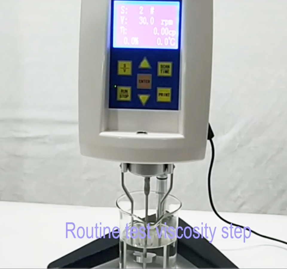 Rotary Viscometer Viscosity Meter Rotational Viscometer 1-100,000mPa.s ...