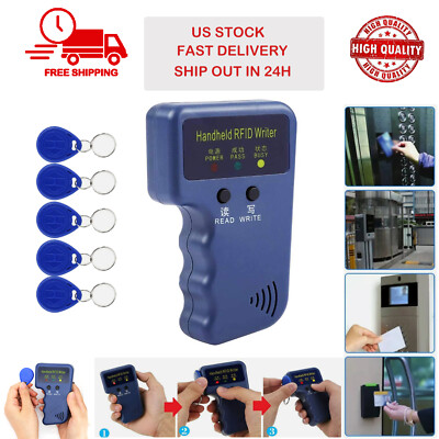 125KHz RFID Copier ID Card Reader Handheld Writer Access Control Card ...