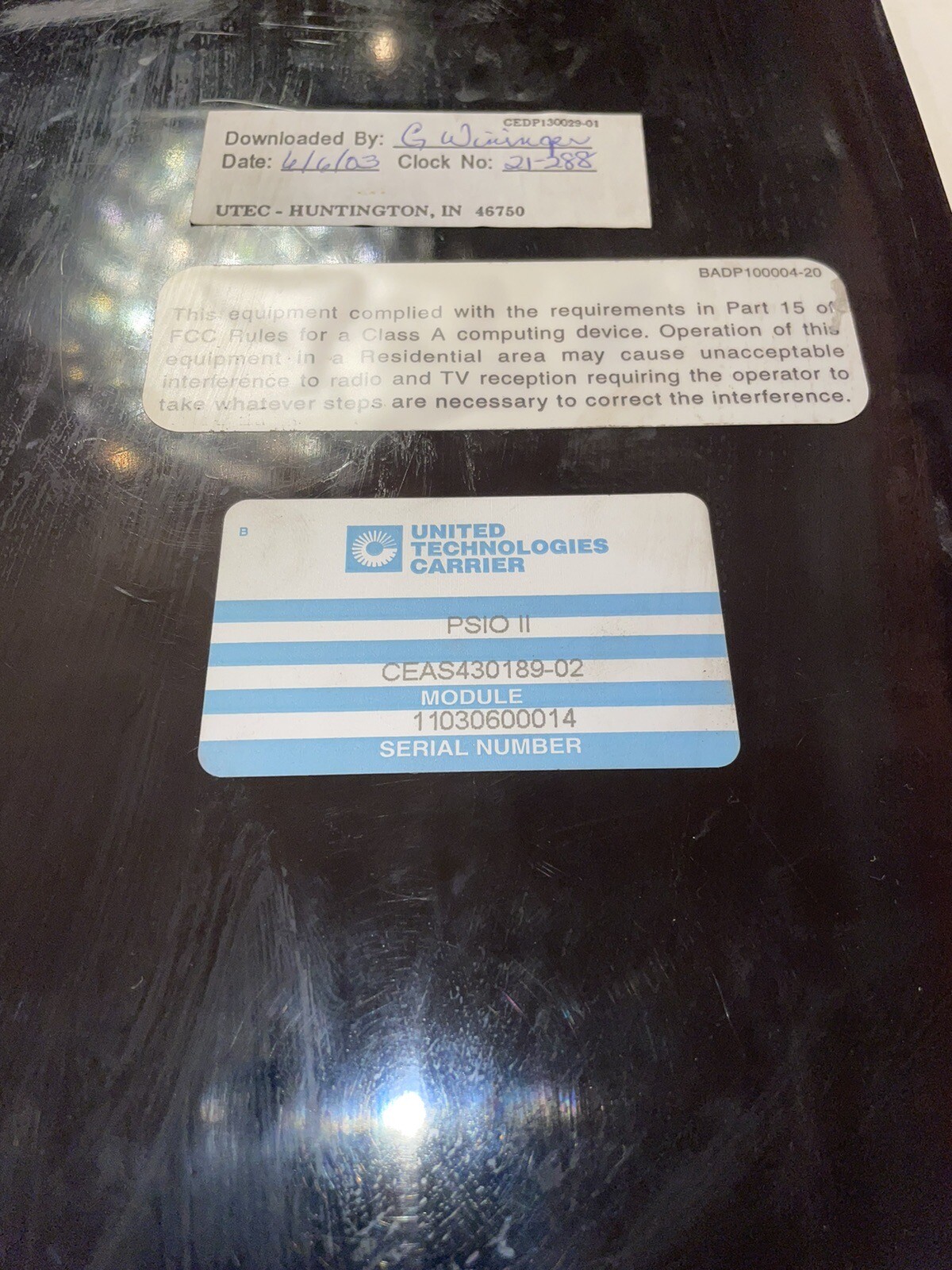 United Technologies Carrier PSIO II 50DW404638 Controller Module ...