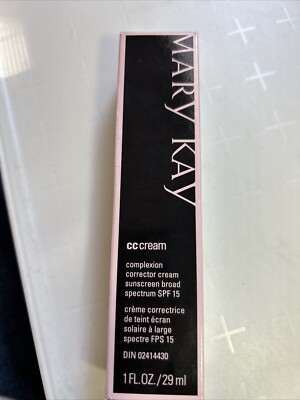 Mary Kay CC Cream Very Deep 086620 Complexion Corrector Cream Sunscreen ...