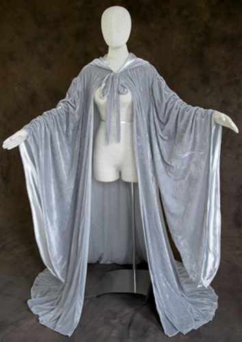 Long Sleeve Hooded Robe Wizard Cloak Dumbledore Gandalf Hobbit Harry ...