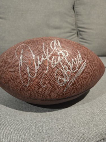 Warren Sapp Signed Official Wilson NFL Leather Game Day Football ...