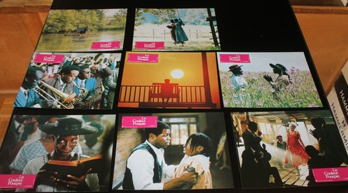 THE COLOR PURPLE Lobby Card Set French Whoopi Goldberg, Danny Glover ...