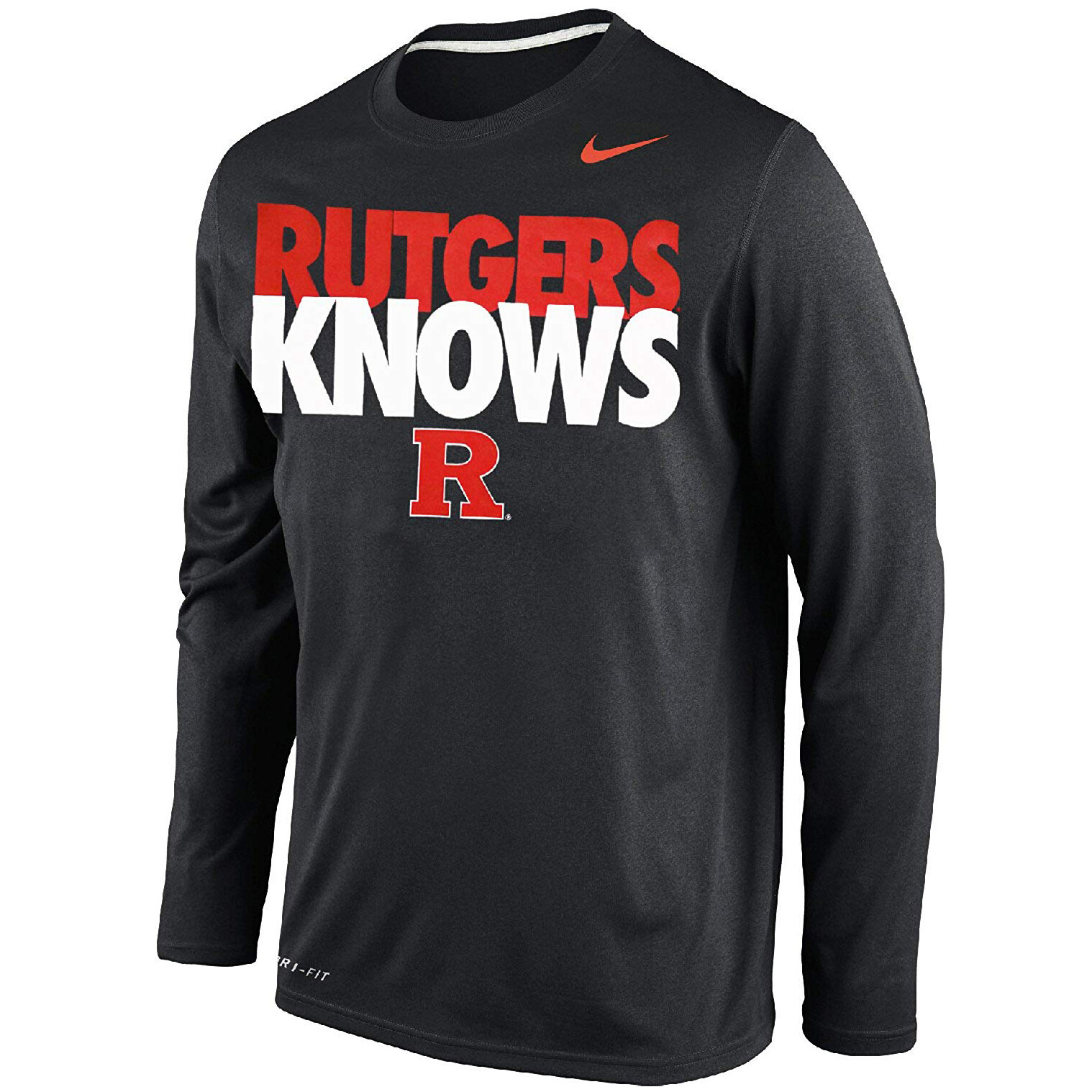 Nike Rutgers Scarlet Knights Knows Legend Dri-FIT Long Sleeve T-Shirt ...