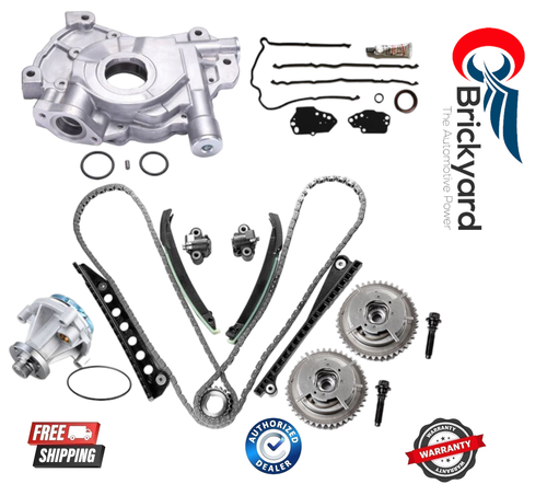 PREMIUM For 04-08 Ford 5.4L 3V Timing Chain Cam Phaser Water and Oil ...