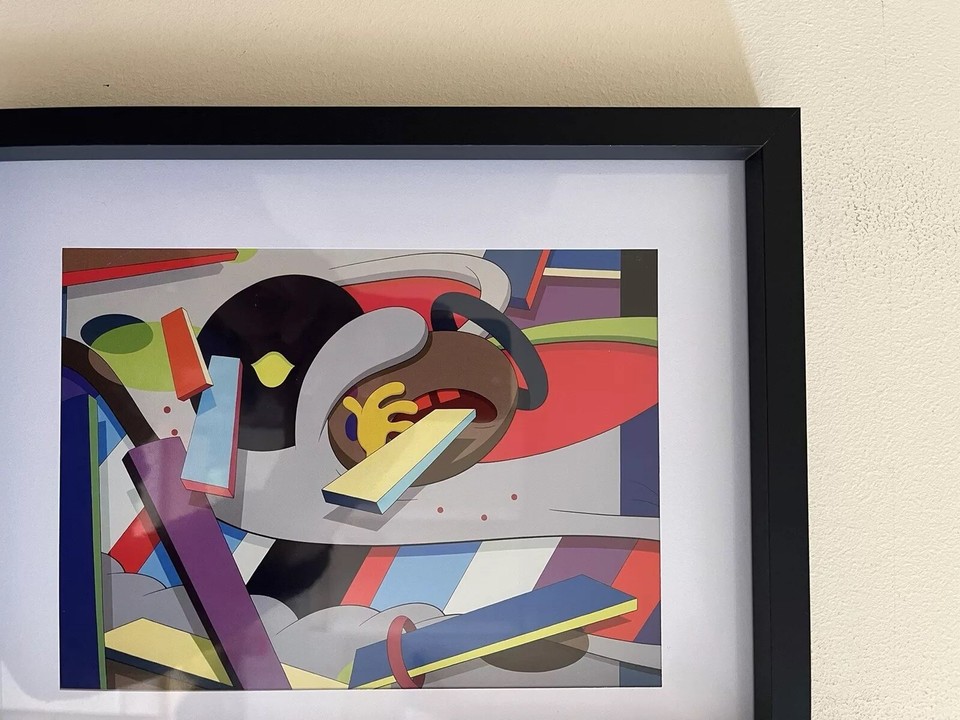 Rare KAWS “WHERE THE END STARTS” Framed Original Art Card - 2011 | eBay