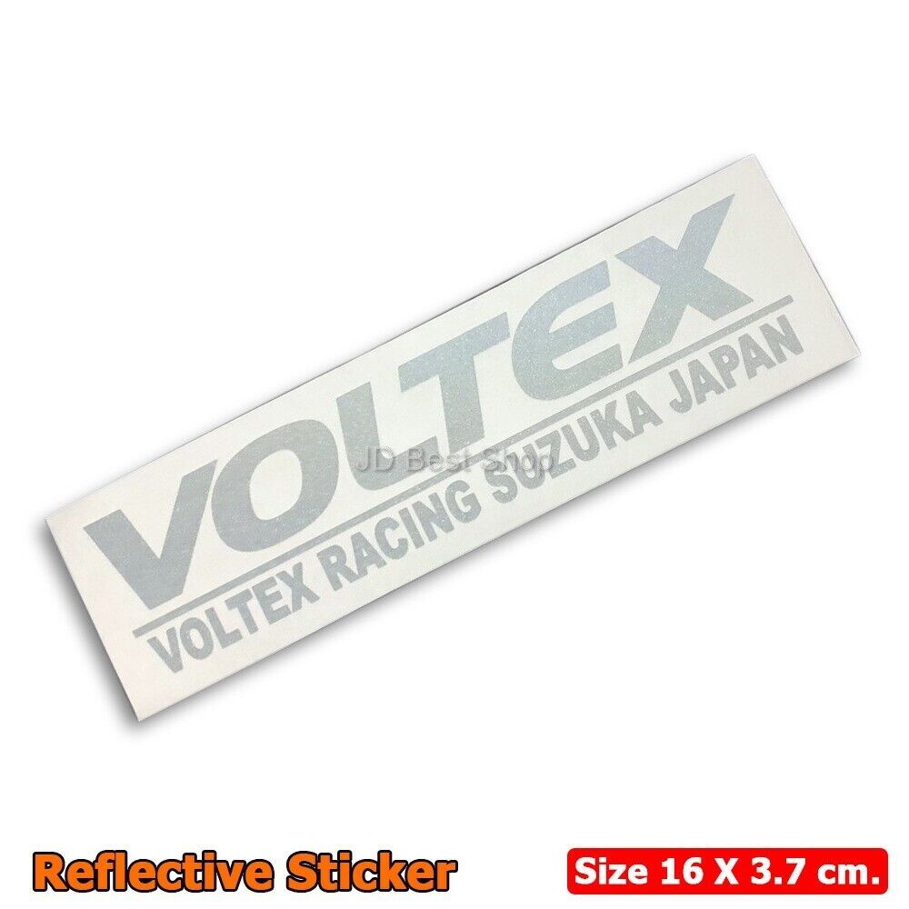 Voltex GT Wing Spoiler Sticker Reflective Diecut Vinyl JDM Style Japan ...