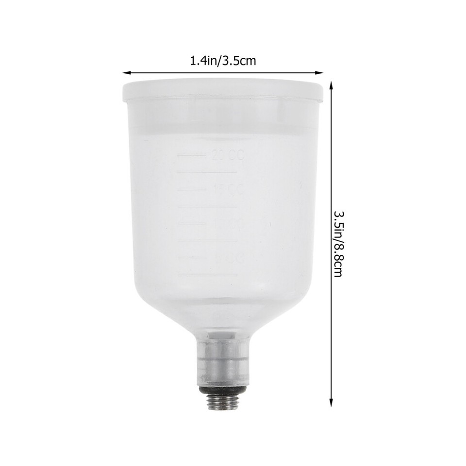 2 Count Split Spray Brush Cup Set Paint Container Airbrush Pot ...