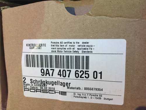 Porsche OEM 15-17 Macan-rear Wheel Bearing 9A740762501 for sale online ...