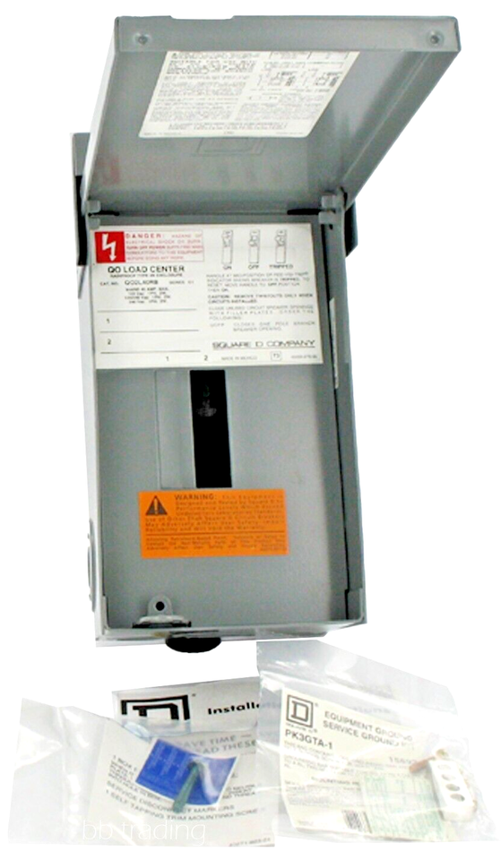 Square D QO2L40RB 40A Main Lug Load Center 2 Spaces 2 Circuits | eBay