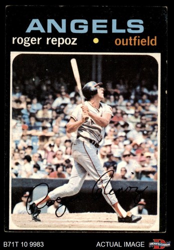 1971 Topps #508 Roger Repoz Angels 4 - VG/EX | eBay