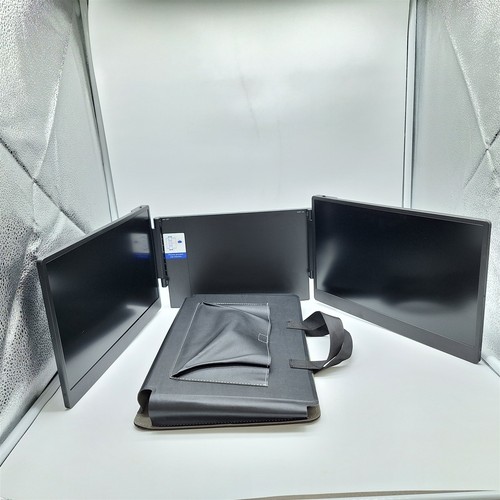 S3 Laptop Screen Extender, 14'' Triple Portable Monitor for Laptop Plug ...