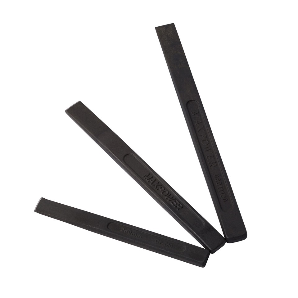 MAXPOWER 3PCS Cold Chisel Set Drop Forged and Heat-Treated Chisels 3 ...