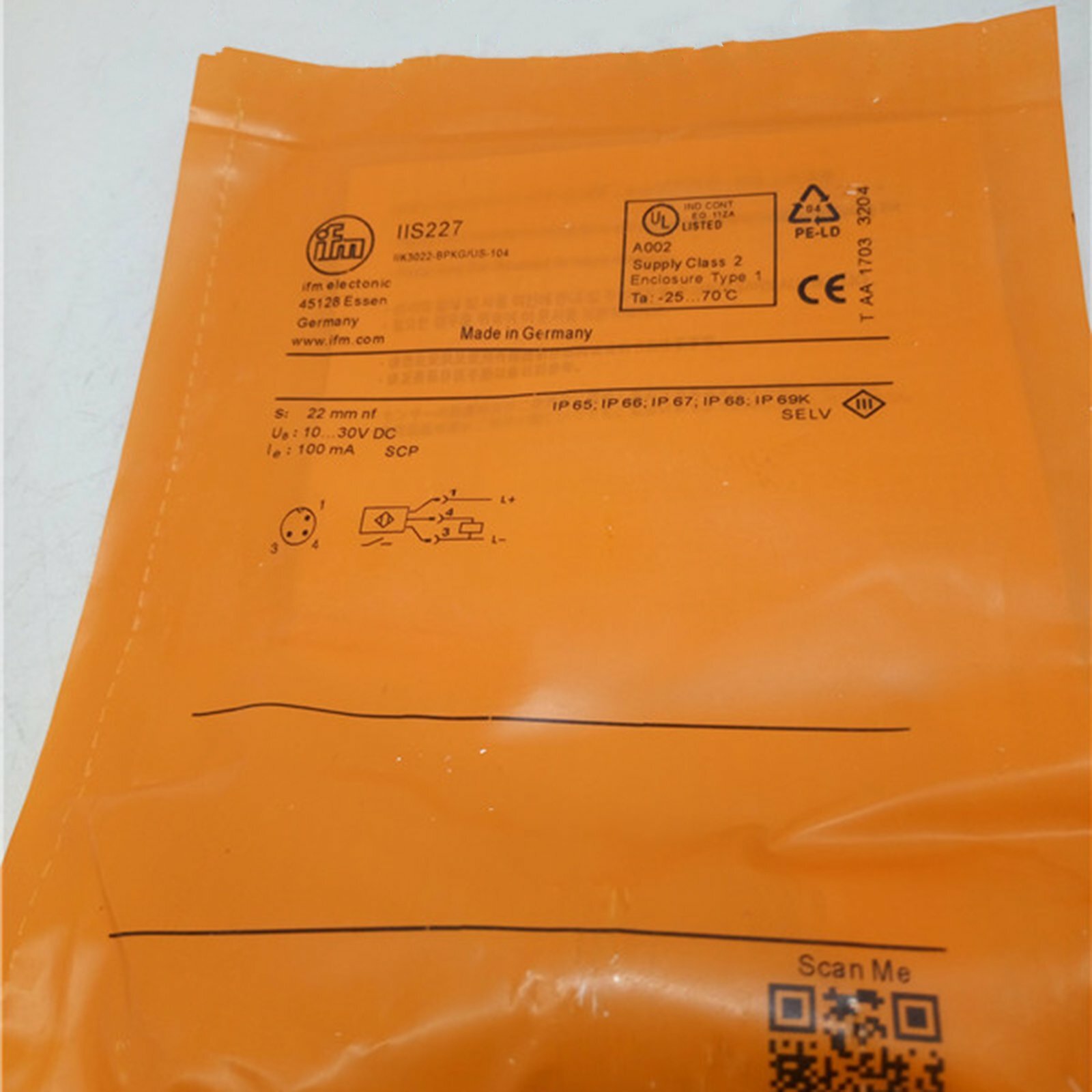 ifm Inductive Proximity Sensor IIS227 45128 - for sale online | eBay