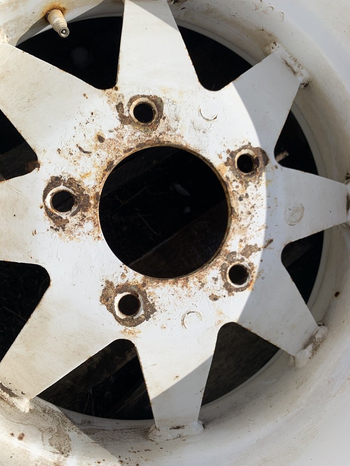 1970s Jackman Steel Wagon Wheels (2 Only) 15x7 rims 5x5.5 Lug Ford Jeep ...