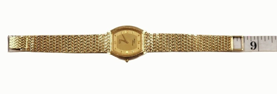 Solid 14k Yellow Gold Michael Anthony Swiss Quartz Watch - 59.47 Grams ...