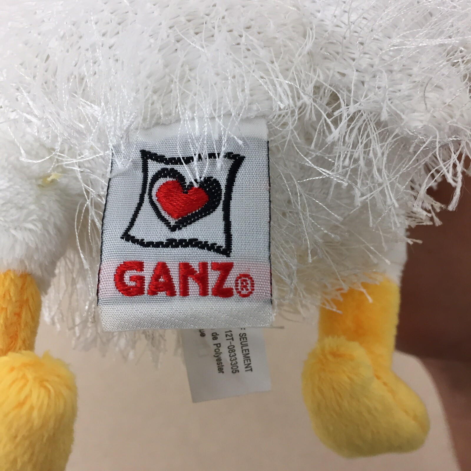 Webkinz Lil' Kinz chicken HS205 no code 8” Plush Stuffed Farm Animal ...