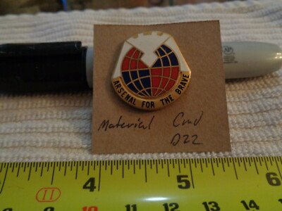Material Command D22 Unit Crest, DI, DUI (DRAW#Z11) | eBay