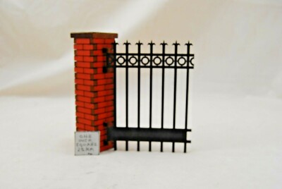 FENCE Gate w/ hinges 170S dollhouse miniature 1:12 scale made in the ...
