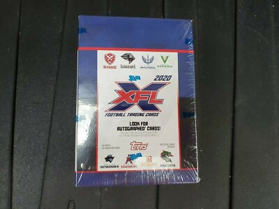 2020 Topps XFL Football Factory Sealed Blaster Box (100 Cards per Box ...