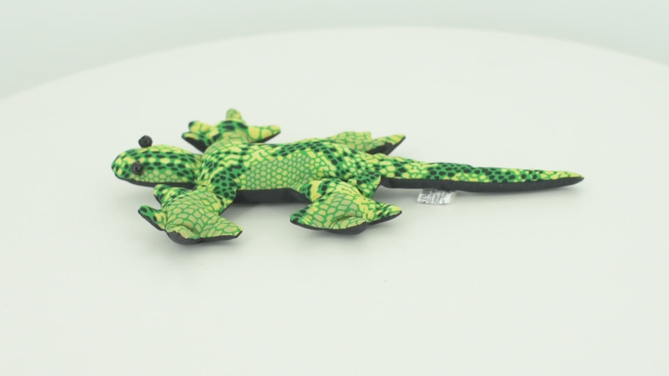 Gecko Sand Toy Green Lizard Handmade in Thailand Bean Bag Game 5" TH34 ...