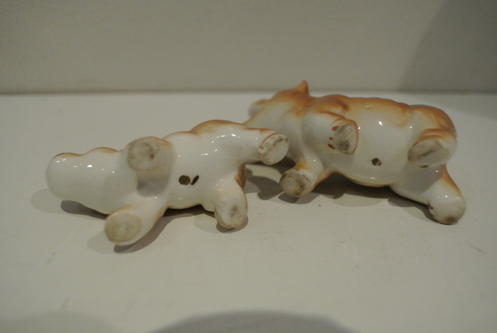 Vintage Retro Ceramic Pair of Hippo with baby hippo small Figurines ...