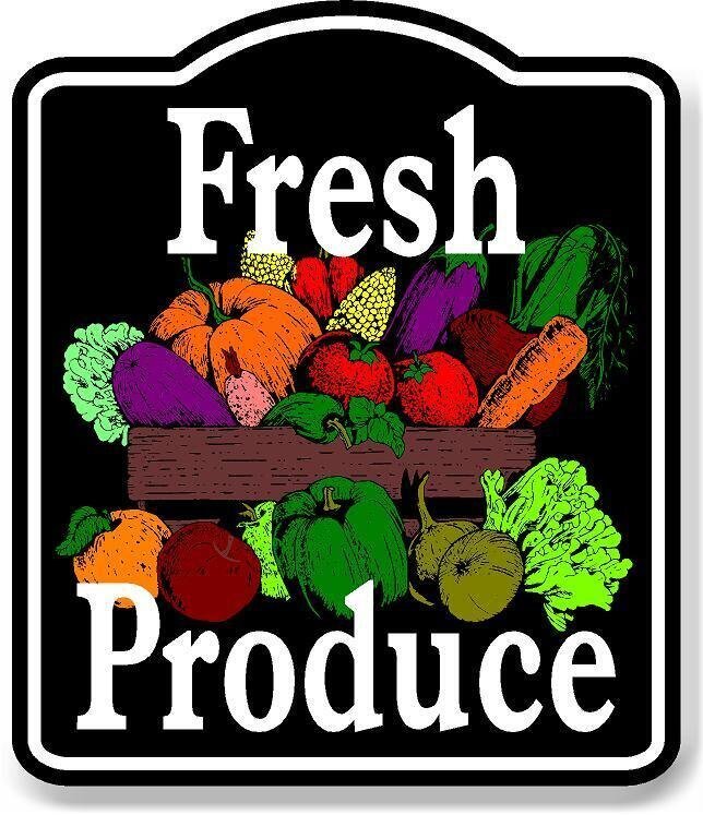 Fresh Produce Signs Some New BEAUTIFUL Signs, Made By A Couple Of My