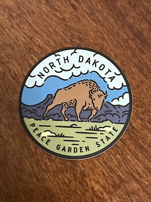 North Dakota Sticker - States Decal Hydroflask Laptop - USA | eBay