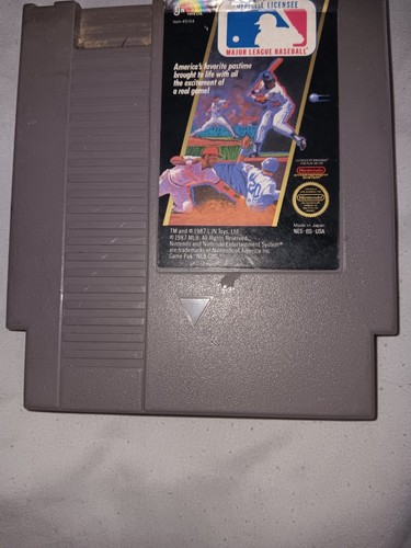Major League Baseball MLB (Nintendo NES, 1987) Cartridge ONLY Tested ...