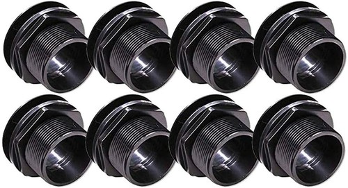 2-Inch - Slip x Slip - Bulkhead Fitting ABS Plastic (8 Pack) | eBay