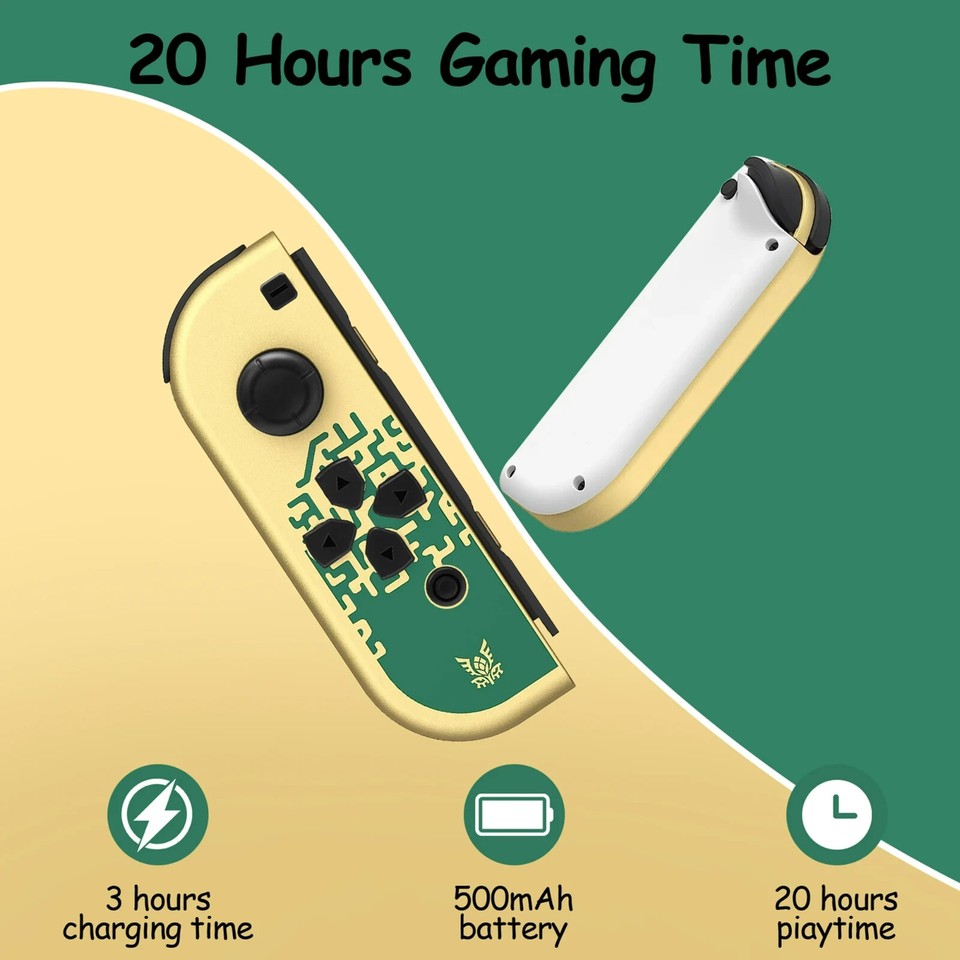 For Nintendo Switch Joy-Controller Wireless Gamepad Left+Right Joypad ...