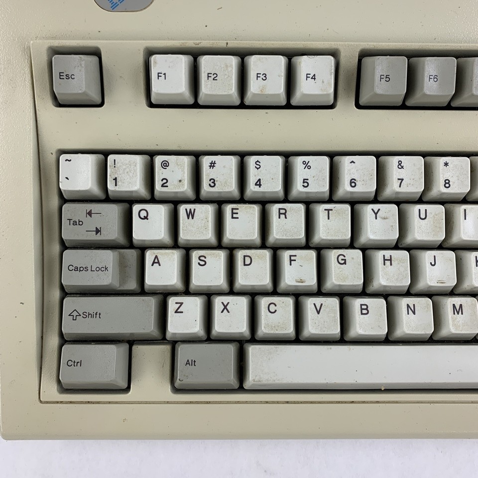 IBM Lexmark 71G4646 Model M Enhanced Quiet Touch Mechanical Keyboard ...