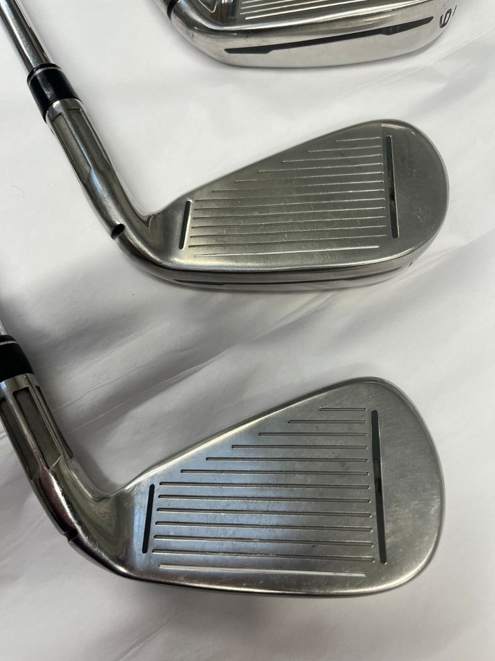 TaylorMade M2 Iron set, REAX 88, S-flex, steel shaft, 4-9, PW+AW ...