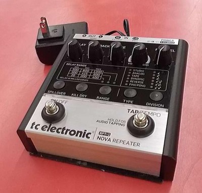 TC Electronic Nova Repeater RPT-1 Delay Pedal 6 Modes used power supply ...
