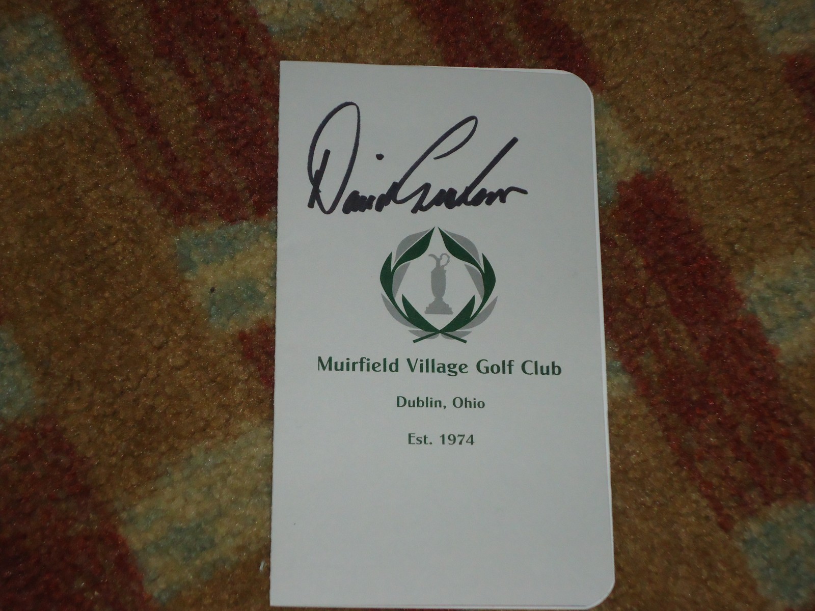 David Graham 1980 Memorial Signed Muirfield Scorecard COA | eBay