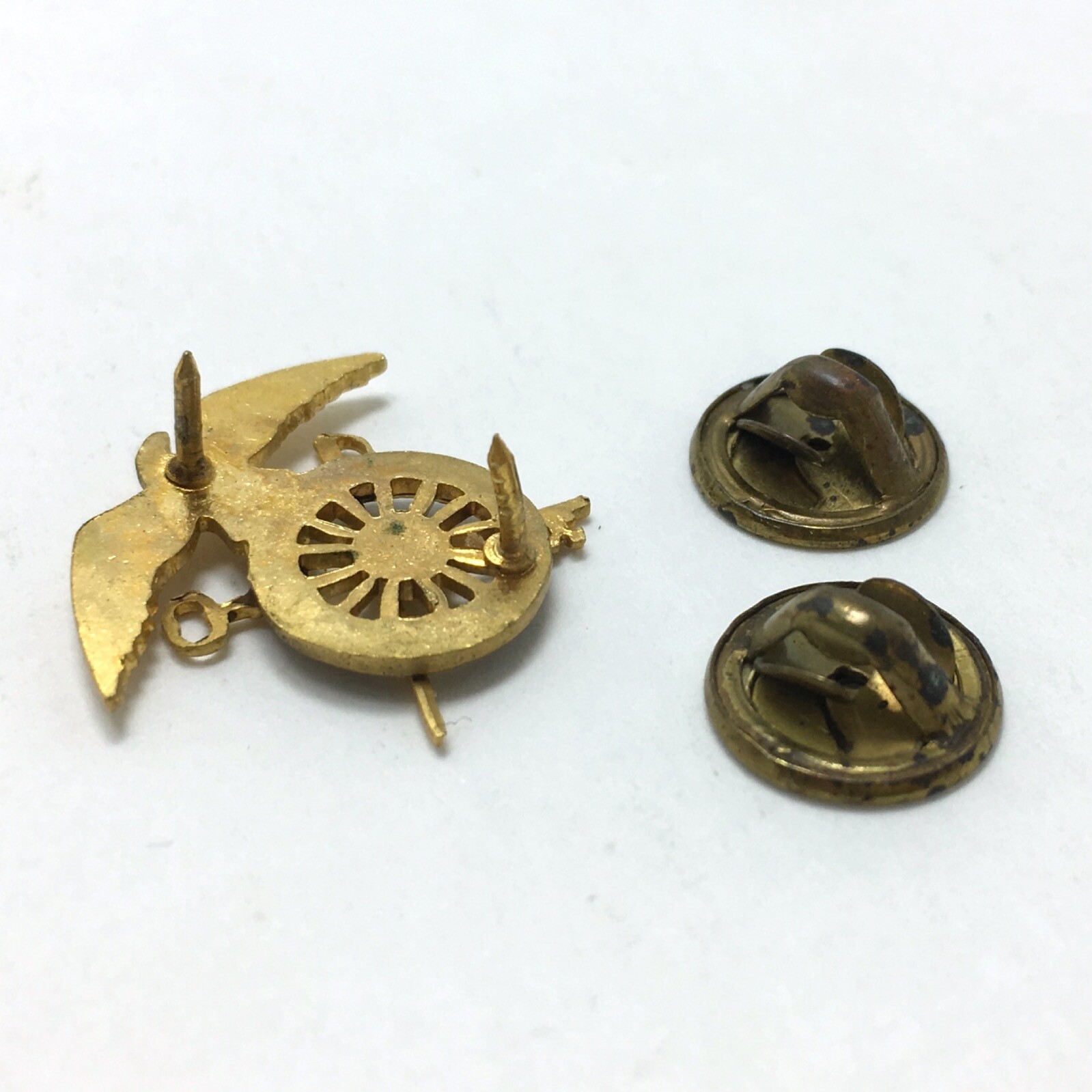 Army Quartermaster Insignia Eagle Crossed Sword Key Metal Enamel Pin | eBay