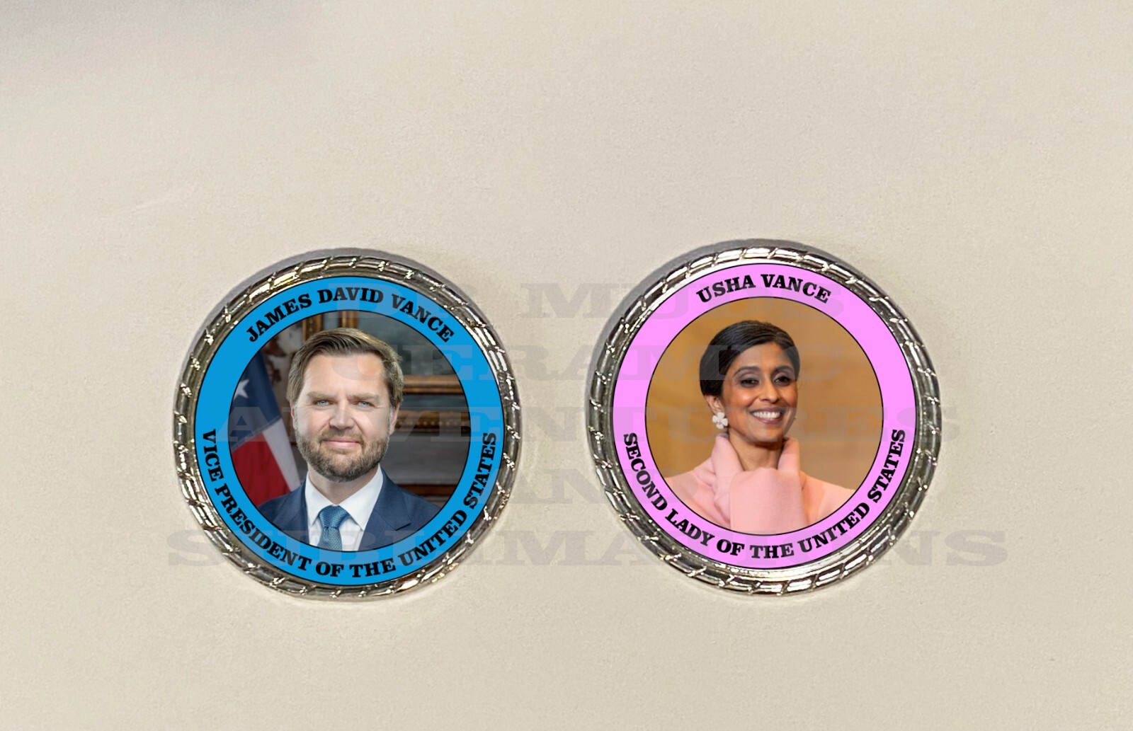 Vice President JD Vance and Second Lady Usha Vance novelty coin | eBay