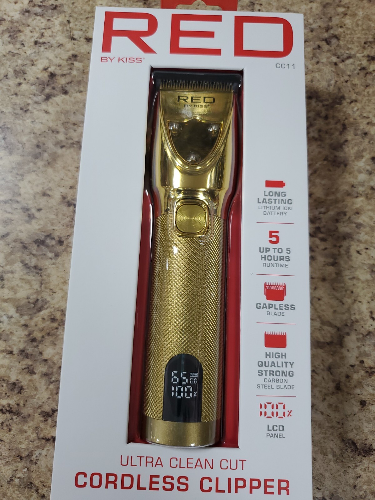 Red+by+Kiss+Cordless+Hair+Clippers+Hair+Trimmer+for+Professional ...