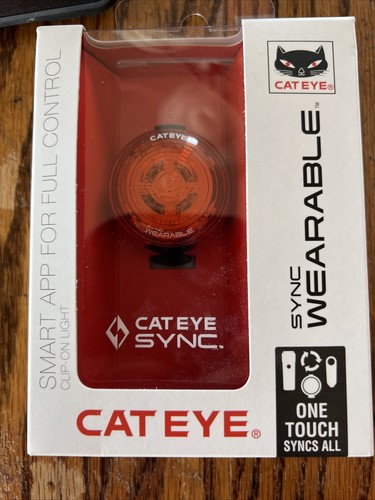 CATEYE Sync Wearable High Power LED Rear Clip Rechargeable Bike Light, 50 Lumens | eBay