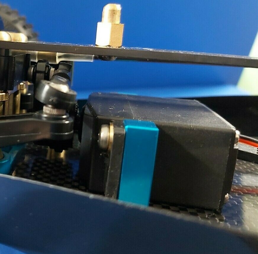 Tamiya Top Force DF01 hard anodized servo posts | eBay