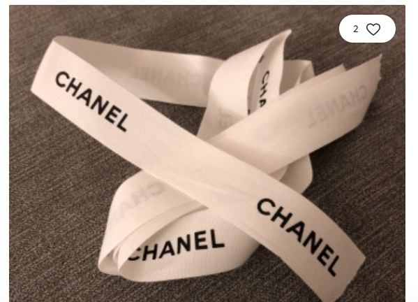 Chanel gift wrap white ribbon 48 inches | eBay